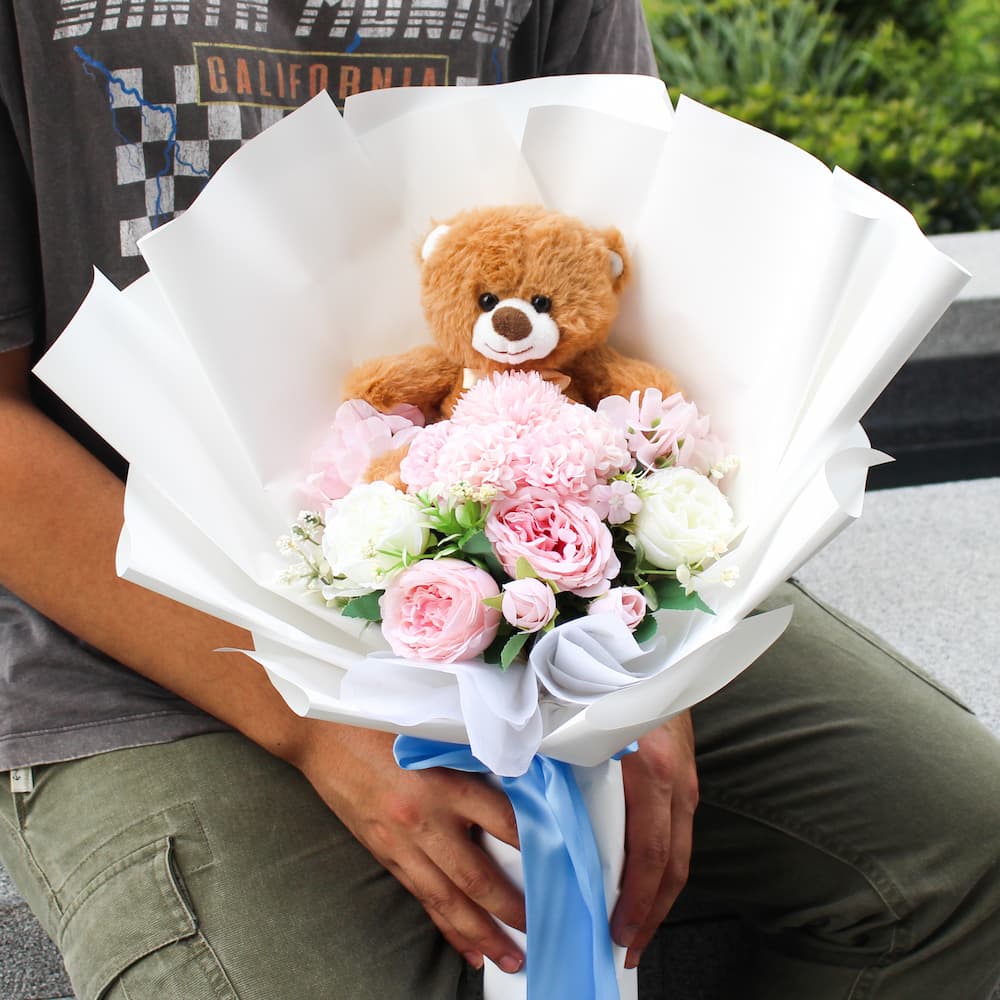 Shop Teddy Bear Bouquet - Premium Wrap | Empyrean The Collective