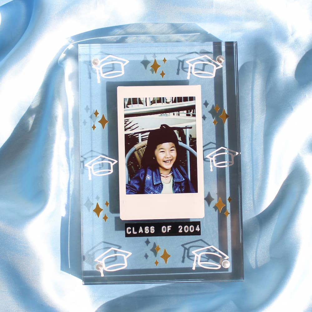 Personalised Graduation Polaroid Frame | Empyrean The Collective