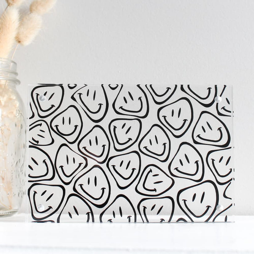 Personalised Wavy Smiley Face Polaroid Frame | Empyrean The Collective